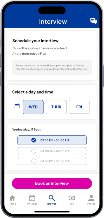 How the app works | Indeed Flex US