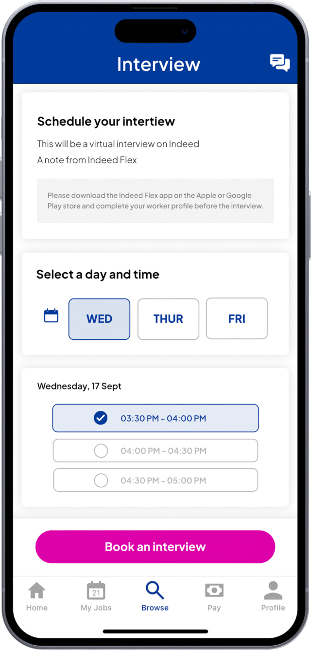 How the app works | Indeed Flex US